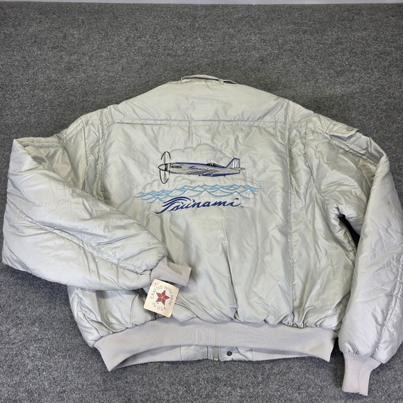 King Louie | Jackets & Coats | Vintage Fighter Pilot Crew Bomber Jacket ...